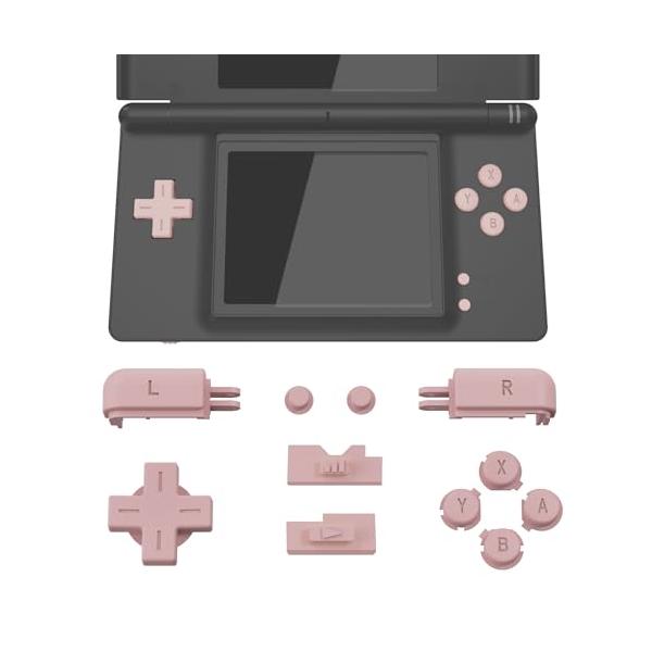 桜ピンク/-/DSLJ1006・Color:桜ピンク・カスタムデザインのフルセットボタンは、ds lite携帯ゲーム機に完全に適合します。元のボタンと全く同じように機能するように精密に設計されています。・高品質プラスチックABS製で、耐久性...