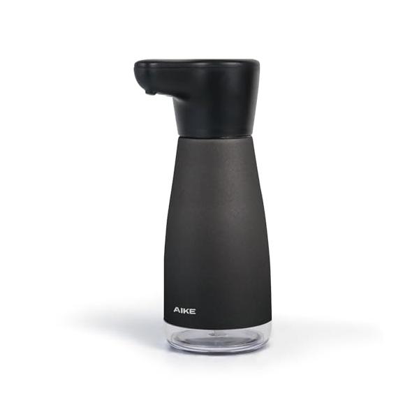 ブラック/幅10.9 x 奥行7.7W x 高さ20.5 cm/AK1337・Color:ブラック・磁気充電式 自動ソープディスペンサー 液体料理中に汚れた手で食器用洗剤ボトルのポンプを押すと、不便に感じることがあります。ノズルの下側に手を...