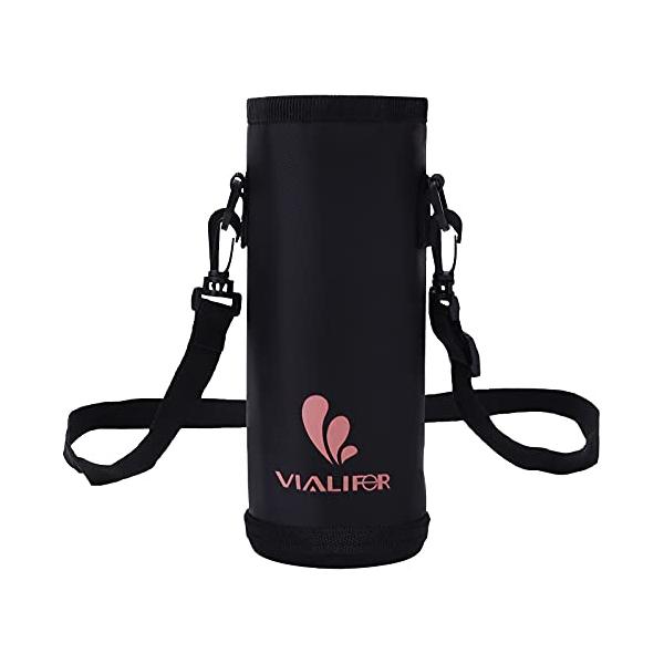 ブラック+ピンク/750ML/-・Size:750MLColor:ブラック+ピンク・三層断熱構造素材ポーチ外生地/ポリウレタン・ポリエステル、ポーチ内生地/ポリエステル 外層：ポリエステル/中層：発泡ポリエチレン/内層：アルミフィルム/ショ...