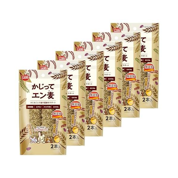 2本入×6かじってエン麦/6個セット/9007070536003・Style:2本入×6・特長小動物の大好きなハチミツ入りで嗜好性の高いおやつです。小動物の大好きなムキエン麦を適度な硬さに固めました。・かじることで歯の健康をサポートします。...