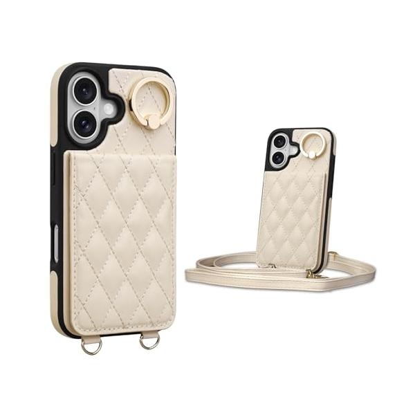 ホワイト/iPhone 16/-・Size:iPhone 16Color:ホワイト・対応機種縦置き機能付きで、ショルダーストラップが同梱されており、首や肩に掛けられます。信頼性の高い素材を使用し、背面にはマグネットタイプの収納機能がある i...