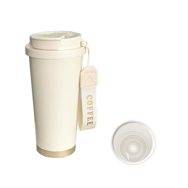 ベージュ/530ml/-・Color:ベージュ・内側セラミック加工で、味移りなし＆牛乳・炭酸OK新構造の内側はSUS316ステンレス製内びんをセラミック加工することにより、嫌な金属特有のニオイをゼロに。そのため飲み物本来の香りや味わいをその...