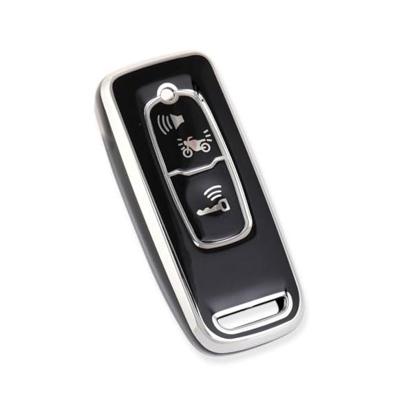 Style Aシルバーブラック/キーケース/dmYB-wTPU-BTmtc002pd-YinHei・Style:Style AColor:シルバーブラック・適応車種適合ホンダバイク 2021~ PCX 150/125(JK05) PCX16...