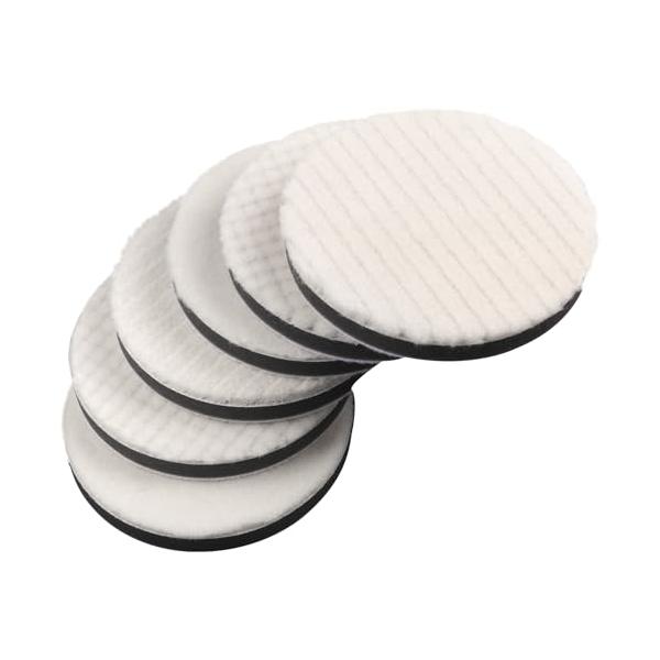 ポリッシャー バフ-/5インチ(125mm)/-・Style:ポリッシャー バフ・パッケージ個数:7・3種類6個セット荒目x2（表面のモノグラムのテクスチャー）、中目x2（十字型の表面テクスチャー）、細目x2（表面テクスチャーなし）3種類プ...