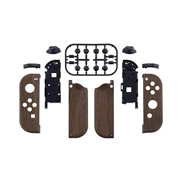 木地デザイン/パタンデザイン/-・Color:木地デザイン・パッケージ個数:1・スイッチ ジョイコンにフィットするカスタムデザインの替えるハウジング。精密にカットされたケースは元のケースとまったく同じような機能しています。・switchに個...