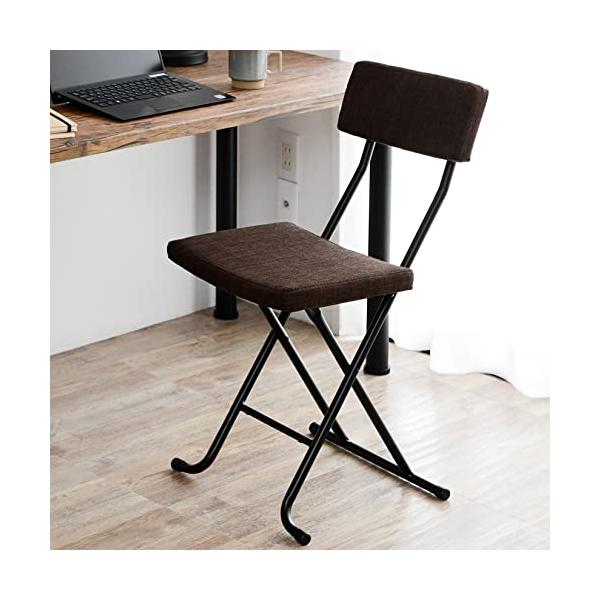 ワイドダークブラウン/幅39.5×奥行54×高さ81cm/YZX-455(DBR/BK)・Color:ダークブラウンStyle:ワイド・パッケージ個数:1・座面・背部ゆったりのワイドサイズ通常の折りたたみチェアより座面・背部を広くすることで...