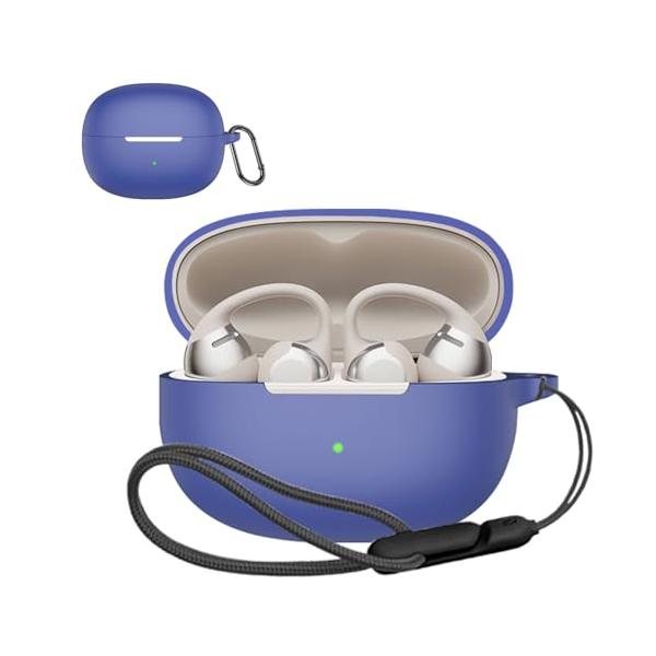 ブルー/SHOKZ OpenDots One 保護カバー/-・Size:SHOKZ OpenDots One 保護カバーColor:ブルー・適用機種：SHOKZ OpenDots One モデルに設計した専用シリコン製 保護ケースです。他の...