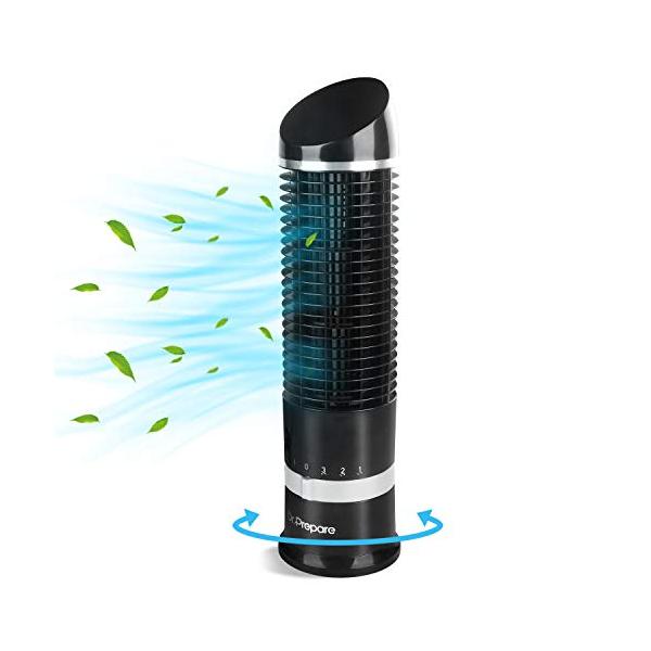 コンパクトブラック/-/DDF-0BKDF3-JP-1・Color:ブラック・静音運転＆省スペース小さくてなめらかな外観のこのデスクファンは、低ノイズ（40dB未満）で動作し、周囲に積極的に空気を引き込み、フロントグリルに強制的に通して、修...