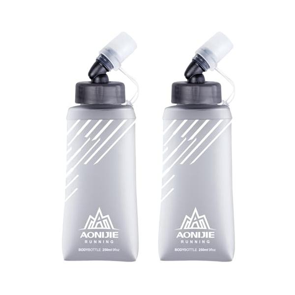 B 250ml - 2個/-/OS0406・Color:B 250ml - 2個・パッケージ個数:1・?安全-- 食用グレードのTPU材料を採用しており、BPA＆PVCフリー、100％無臭無味。抗菌加工を施しているので、長時間の使用や暑い日...