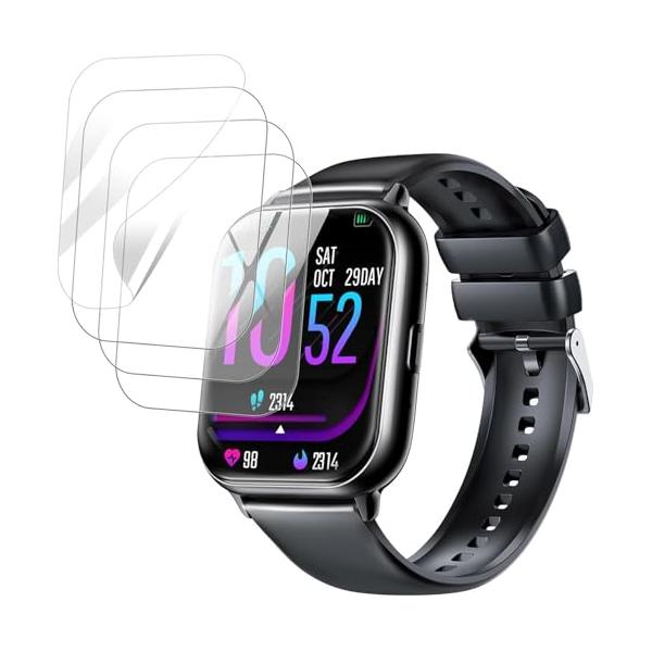 クリア/スマートウォッチAKIKI/-・Size:スマートウォッチAKIKIColor:クリア・対応機種：koolep 1.83インチ 用保護フィルム ご購入の際は、機種にご注意ください。・高品質素材柔らかいTPU素材を採用しており、弾力性...