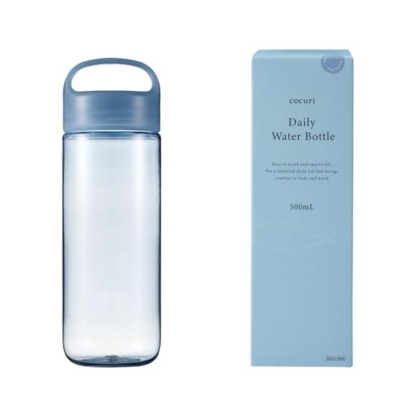目盛り無しスプリングブルー/500 ml/K795B・Color:スプリングブルーSize:500 mlStyle:目盛り無し・パッケージ個数:1・グラスのような、なめらかな飲み心地ネジの凹凸が口に触れにくく、厚みのあるフチのおかげで陶器や...