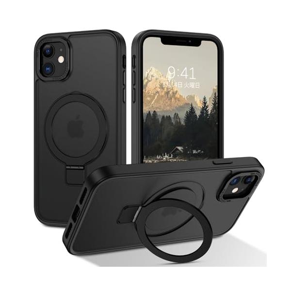 ブラック/iPhone 11/-・Size:iPhone 11Color:ブラック・★対応機種：iPhone 11（6.1インチ）、カラー：ブラック。ご希望の商品、カラー、対応機種をご購入前にご確認お願い致します。・★マグネット搭載・フリー...