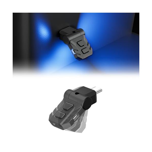 Type-Cボート スイングタイプ×1P・Style:Type-Cボート スイングタイプ×1P・パッケージ個数:1・??1.スイング Type-C usbライト車内にあるc型 USB ポートに接続するだけで、シガーソケットや暗いセンターコン...