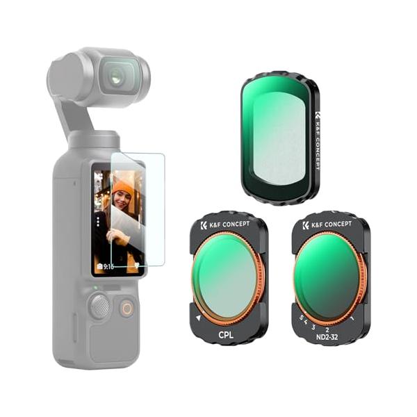 CPL+1/4ブラックミスト+ND2-32・Style:CPL+1/4ブラックミスト+ND2-32・パッケージ個数:1・D*I OSMO Pocket 3専用フィルター?この磁気着脱式のフィルターセットには、CPLフィルター、1/4ブラック...