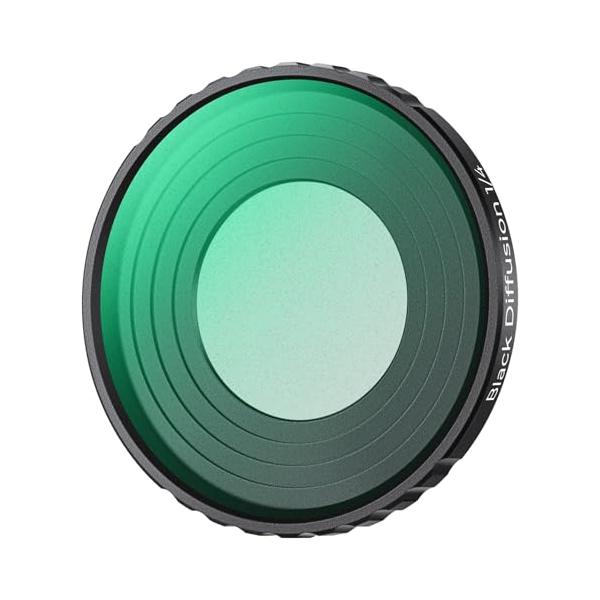 1/4ブラックミスト・Style:1/4ブラックミスト・パッケージ個数:1・DJI Osmo Action 4/5 PRO専用のブラックミストフィルターは、人物撮影に最適で、肌を滑らかに仕上げる効果があります。光源を柔らかく表現し、夜景や逆...