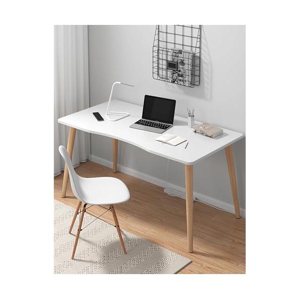 シンプルで軽奢白い/幅80*40cm/XZZ-1・Size:幅80*40cmColor:白い・広々とした作業スペース：幅80cm×奥行40cm×高さ73cm。適度なスペースを確保したい人には、スタンダードタイプがおすすめです。長方形の天板が...