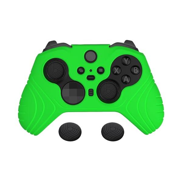 グリーン/-/XBE2M011・Color:グリーン・パッケージ個数:1・高品質なシリコン製カバーは、Xbox Elite Wireless Controller Series 2対応用およびElite Wireless Controlle...