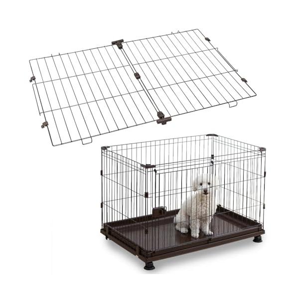 パーツウォールナット/パーツ/P-CS-930YV・PatternName:スタンダード屋根Style:パーツ・パッケージ個数:1・商品サイズ（cm）：幅約93×奥行約61・材質：線材／スチール（エポキシ樹脂塗装）、屋根ヒンジ・ジョイント・...