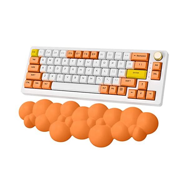 芸術オレンジ/38x11x2cm/-・Color:オレンジ・高品質な材質キーボードクッションは、ゆっくり跳ね返る記憶スポンジと快適で涼しい素材で作られています。スローバック素材のメモリーコットンと変形しにくく、通気性に優れたPU素材を採用し...