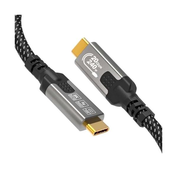 -/1M/C-W0504F・Size:1M・??? USB3.2 ケーブル: 240W PD3.1 急速充電、8K 超高精細ビデオ出力、20Gbps 高速データ転送を実現し、最高のパフォーマンス体験を提供します。・? 240W PD 3.1...