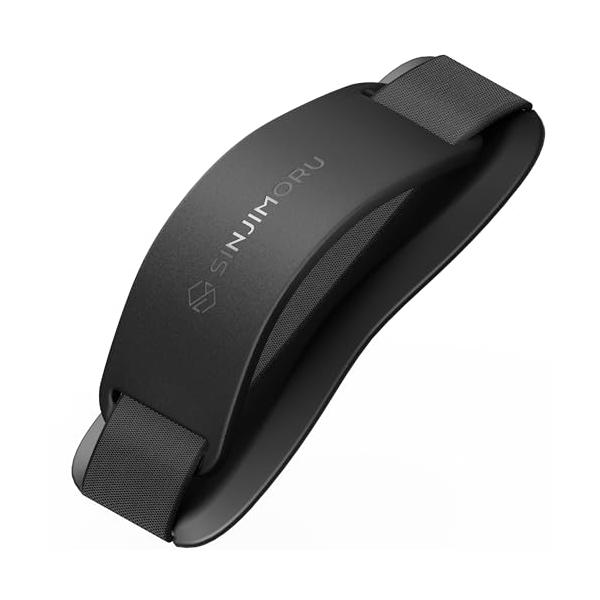 Silicone ブラック/-/SGR_MOUT_SLCN_BK・Color:Silicone ブラック・パッケージ個数:1・「二つ機能付きのスマホベルト」スマホ操作範囲の拡大、手元から滑り落ちを防ぐ伸びる素材のバンドとシリコン卓上スタンド...