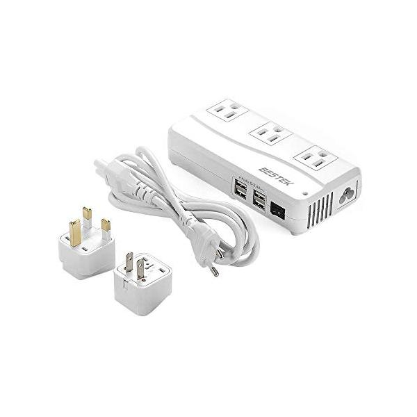 ホワイト/-/-・1台5役変圧器・変換プラグ・電源タップ・USB充電器・アダプター 5in1セット製品です。各種アダプターが不要になり、持ち物が少なく、身軽な旅を実現できます。変換プラグは A・B・BF・C・O・O2・B3・SE などのタイ...