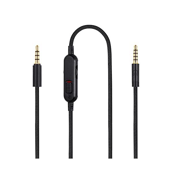 ミュートとボリュームコントローラー。ブラック/3.5mm Stereo Male/GPRO-3.5MM-MUTE-CABLE・Style:ミュートとボリュームコントローラー。・パッケージ個数:1・Logitech G Pro / G Pro...