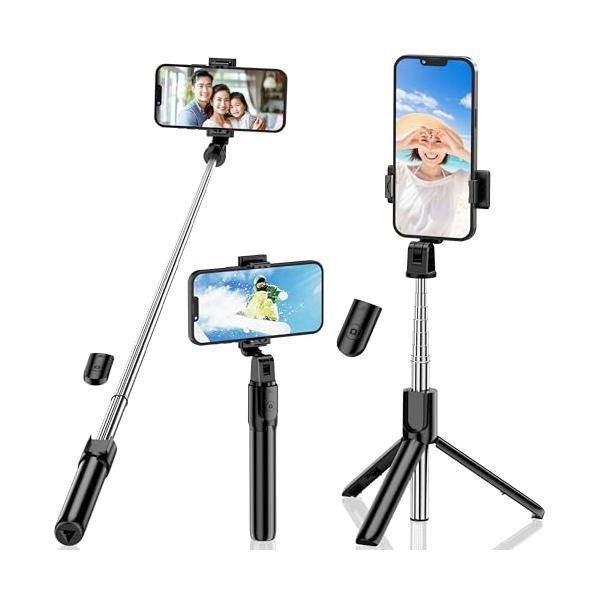 ブラック/-/JPGS05・Color:ブラック・パッケージ個数:1・ポケットサイズながら広い撮影範囲自撮り棒は折り畳むとわずか19.3cmで、ノートよりも小さく、約103cmまで7段階に伸縮なロングタイプで、携帯性と撮影範囲の両方を兼ね備...