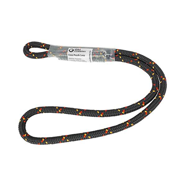 プルージックループ1本入り | ブラック/1本入り/-・Color:1本入り | ブラック・GM CLIMBINGの6mmプルージックループは、ダブルブレード構造の6mmアクセサリーコードにより製造され、耐摩耗性と耐久性に優れ、高強度を持ち...