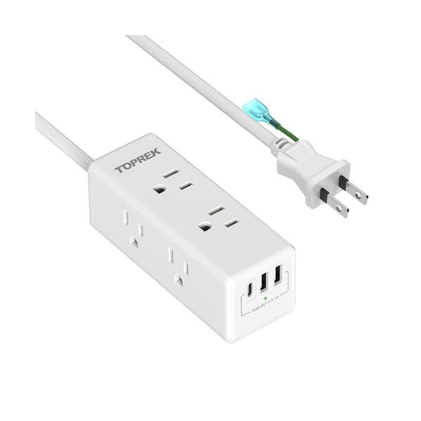 -/1.5M-6AC/-・Size:1.5M-6AC・1台9役 電源タップ USB付き スマートUSB給電この電源タップは6個ACコンセント（合計1500W）、2個USB-Ａポート（5V 2.4A）１個USB-C（5V 3A）ポートを搭載し...