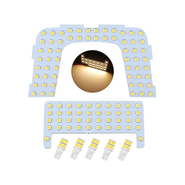 ＜高輝度LEDルームランプ＞◎適応車種：プリウス/プリウスPHV 50系 前期 後期 ZVW50/ZVW51/ZVW55(H27.12 〜) ◎純正ルームランプの寸法に基づいて作られた4300K超明るい電球色室内灯でございます。※車種の年式...