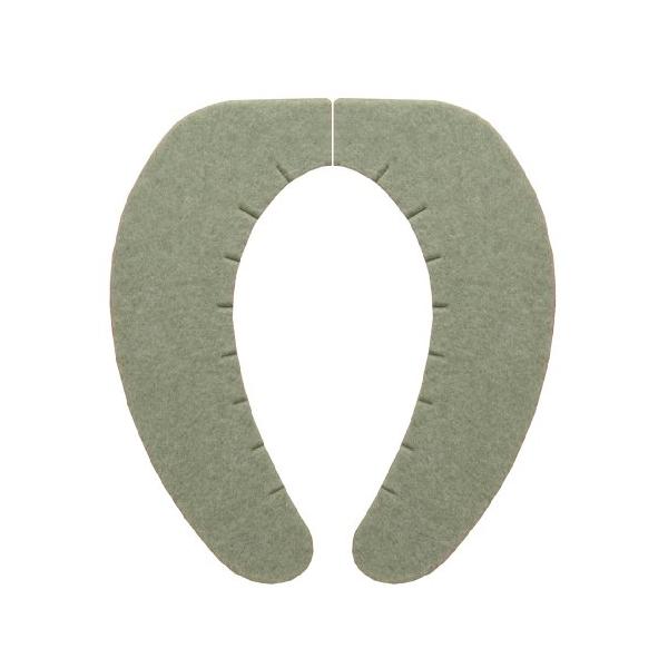 便座シートグリーン/6ｍｍ(ふかふか)/KE-15・Color:グリーンSize:6ｍｍ(ふかふか)Style:便座シート・パッケージ個数:1・ふんわり肌触りのよい生地を使用した吸着便座シートです。面倒な取り付けは不要で、便座に置くだけで取...