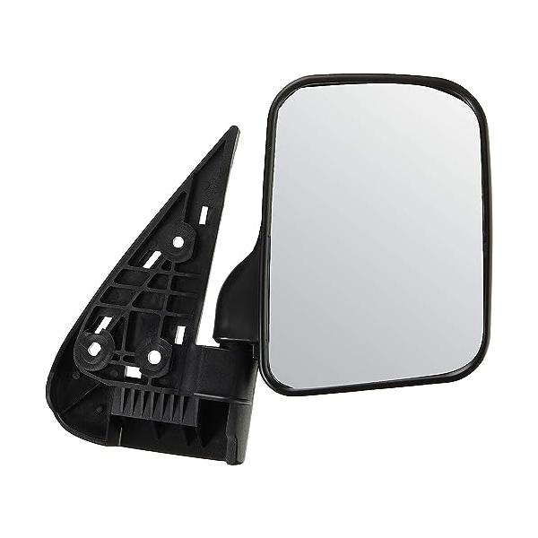 右用ボディ/-/KM25-101・Style:右用PatternName:単品・パッケージ個数:1・外径132W×182H・曲率1000R・取付専用ブラケット・材質・素材:ポリプロピレン黒・右用