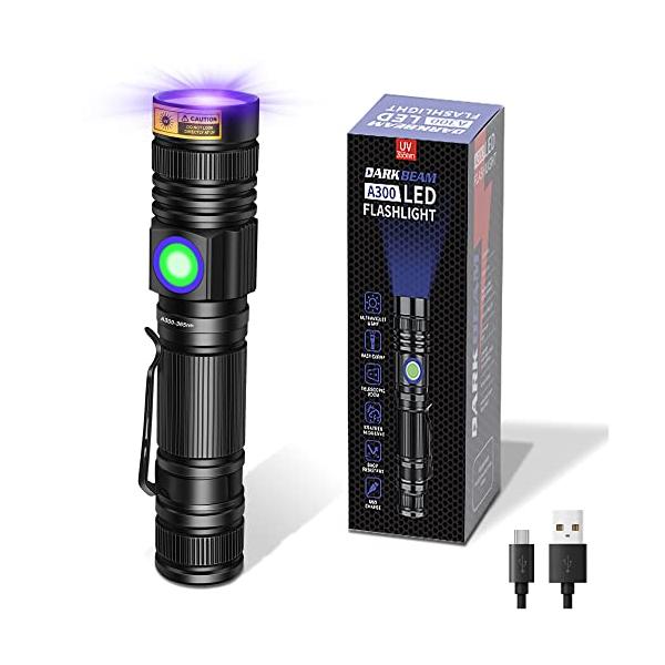 モダンUV 365nm (青みがかった)-1パック/ポケットサイズ(A300)/A300-uv365・Color:UV 365nm (青みがかった)-1パックSize:ポケットサイズ(A300)・パッケージ個数:1・365nmの見えない光:...