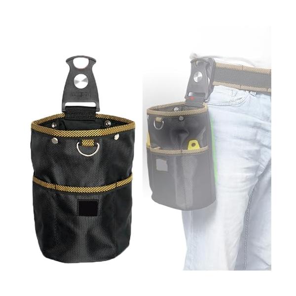 (黒と金 12寸）ブラック/-/-・Style:(黒と金 12寸）・バネ式開閉オリジナルのバネ式ポケット設計、ワンプルで開閉でき、工具部品に素早くアクセスでき、緊急時の作業効率が50％アップ；二段式収納システム、内蔵のデュアルゾーンコンパー...