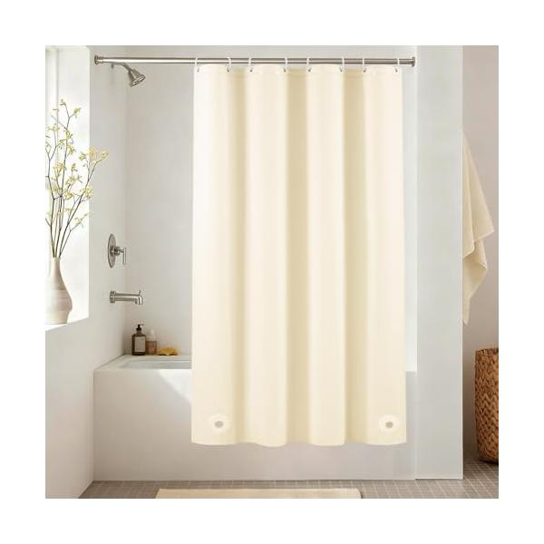 シンプルベージュ/丈150 cm x 幅120 cm (1枚組)/-・Color:ベージュSize:丈150 cm x 幅120 cm (1枚組)・パッケージ個数:1・防水防カビ加工PEVAを採用、100%防水効果があります。防カビ処理済み...