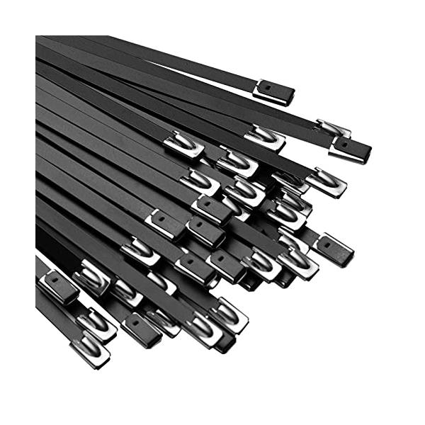 結束バンド黒色/4.6mm×600mm/HC-CT-901-E118・PackageQuantity:30Size:4.6mm×600mm・パッケージ個数:30・[ステンレス製] 本製品は100％高品質のSUS304素材を採用し、防錆に優れ...