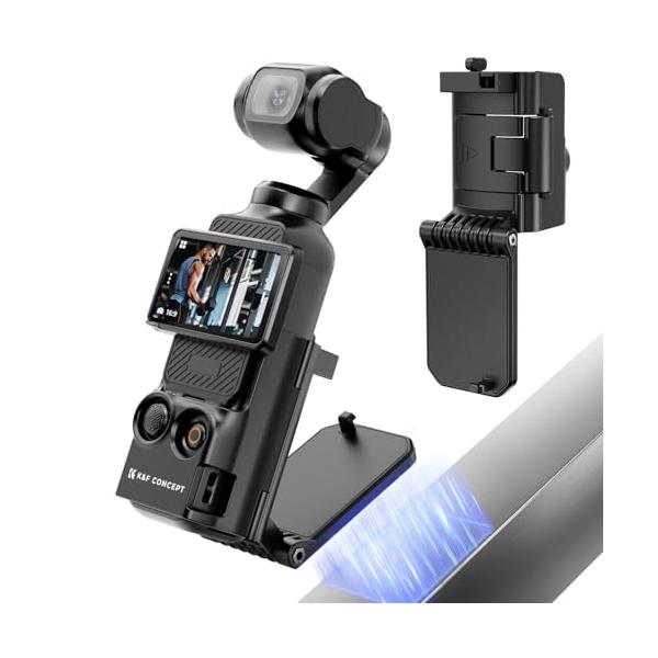 Pocket3用・Style:Pocket3用・Osmo Pocket 3専用設計・超強磁力K&amp;F Conceptの磁気式マウントベースは、DJI Osmo Pocket 3専用に設計されたマグネティックスタンドです。カメラのボタン...