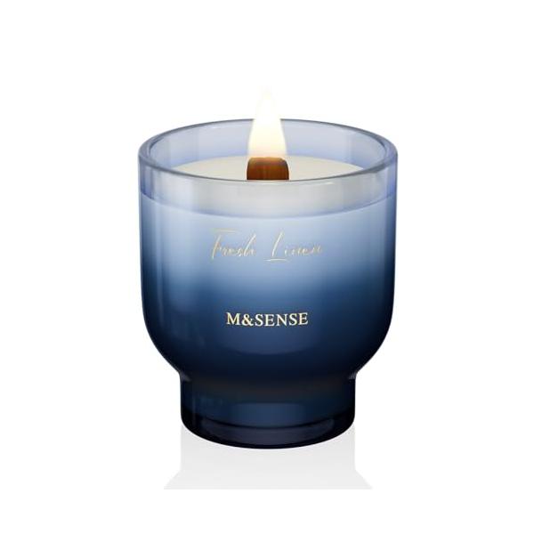 フレッシュ リネン/Medium--270g/MSSHUS007CA・Size:Medium--270gColor:フレッシュ リネン・「パチパチ木芯の魅力」：アメリカ産ブラックチェリー木の贈る癒しの時間。特別に選ばれたアメリカ産ブラックチ...