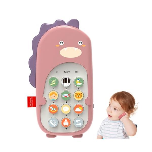 ピンク/-/-・Color:ピンク・赤ちゃんを飽きさせない多機能スマートフォンおもちゃさまざまな種類の電子音やミュージックで、はじめてテクノロジーにふれる赤ちゃんは楽しみながら知力をのばすことができます。スマホやリモコンに興味を持ち始めたお...