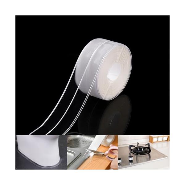 38mmx3.2m透明/1個/Myrsun・Size:1個Color:38mmx3.2m透明・Myrsun商品詳細防水PVC、幅：約38 mmまたは22 mm、長さ：3.2m、厚さ：約0.5mm、色：透明またはホワイト 。食品級PVC材料、...