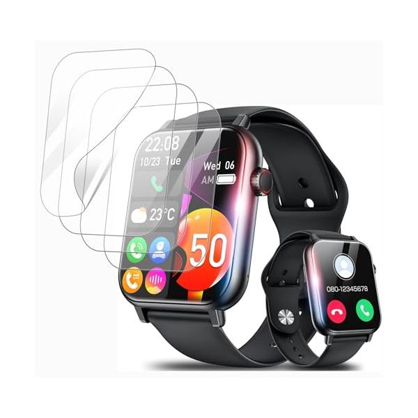 クリア/スマートウォッチGOOSERA/-・Size:スマートウォッチGOOSERAColor:クリア・対応機種：GOOSERA スマートウォッチ 2.06 インチ 用保護フィルム ご購入の際は、機種にご注意ください。・高品質素材柔らかいT...