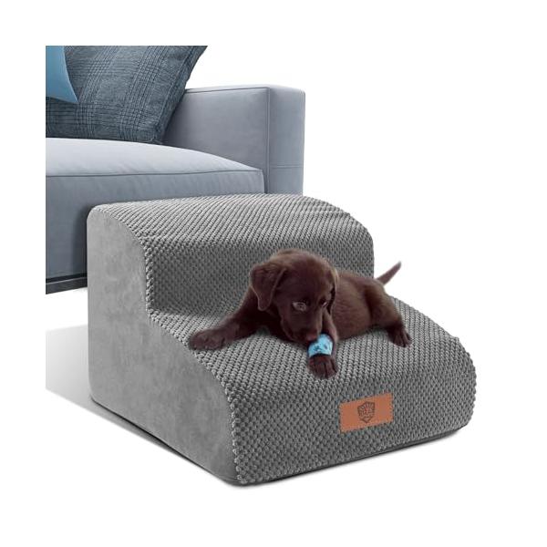 グレー/40*30*40cm/FSPSDS00065・Color:グレーPatternName:2段・パッケージ個数:1・小型犬・老犬介護：体の小さい小型犬、足腰が悪くジャンプできない老犬、こちらのステップを使えば高所に登れます。ソファーや...