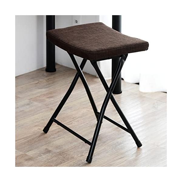 ワイド(背もたれなし)ダークブラウン/幅38×奥行32×高さ50cm/YZX-025(DBR/BK)・Color:ダークブラウンStyle:ワイド(背もたれなし)・パッケージ個数:1・座面ゆったりのワイドサイズ通常の折りたたみチェアより座面...