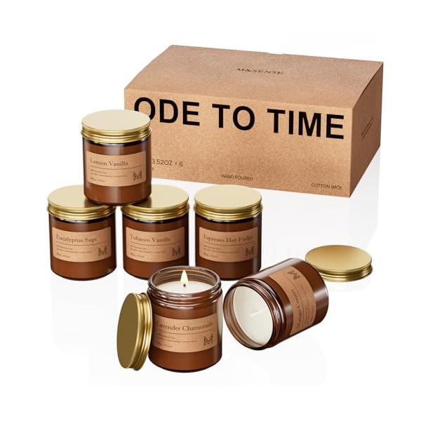 ミニマリスト6 PACK/-/MSSHUS010CA-Set6-S・ScentName:6 PACK・パッケージ個数:1・「自然由来素材」：大豆ワックスとパーム油をブレンドしたキャンドルセットは、多様な香りの体験を提供します。各キャンドルに...