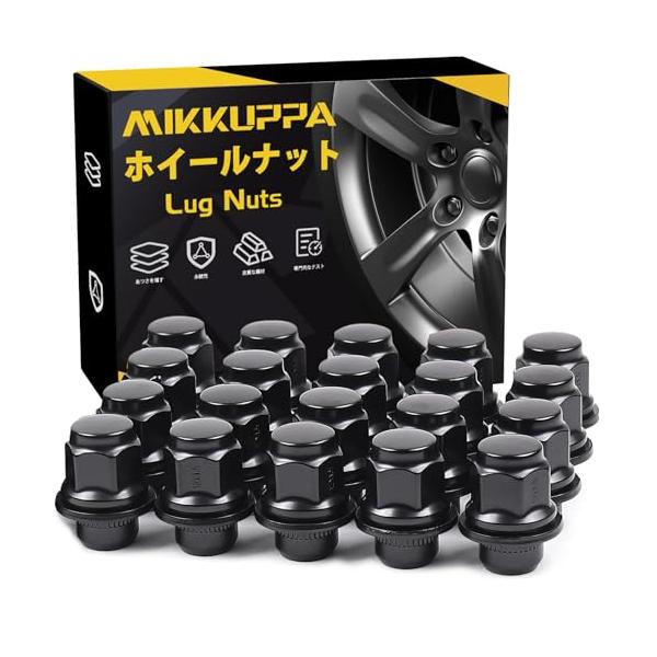 M12×P1.5ブラック/20個/-・Size:20個Style:M12×P1.5Color:ブラック・商品仕様：トヨタに適用純正ホイール、ネジサイズ：M12×1.5、ワッシャー付、平面座タイプ、二面幅：13/16(21 mm)、全長：約3...