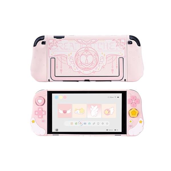 ピンク/-/For Switch 2 2025 Model・「令和7年2025年最新版?対応機種」旧型Switch/OLED/Switch Lite非対応。※NS2純正ドックには個体差あり。一部で装着がきつく感じる場合があります。改善中のた...