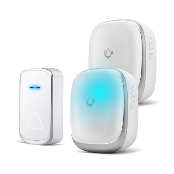 ホワイト/-/1T2（ホワイト）・Model:1T2（ホワイト）・受信機2個 送信機1個・安定な転送＆200M無線範囲高感度の受信機を採用して、飛距離は屋外見通し、障害のない場所でワイヤレス通信が最大200メートルの長距離まで届けます。障害...