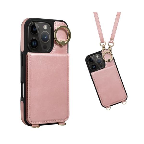 ピンク/iPhone 16 Pro/-・Size:iPhone 16 ProColor:ピンク・対応機種縦置き機能が装備され、ショルダーストラップが同梱されており、首から掛けたり肩に掛けたりすることがです。信頼性の高い素材を使用し、背面はマ...