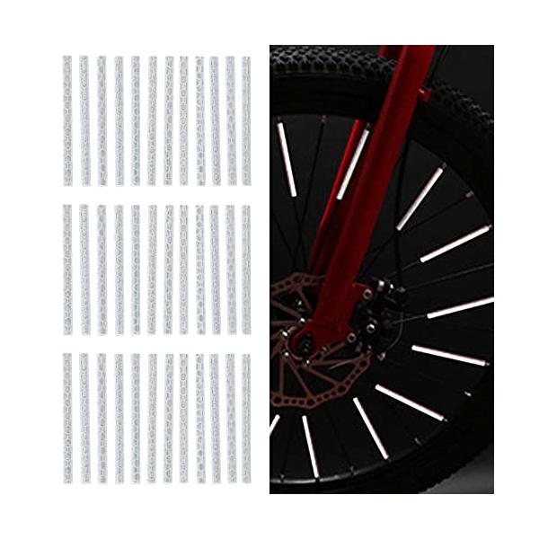 ホワイト/-/-・Color:ホワイト・★スポークリフレクター ３６本入り★ライトや光での反射でより安全に存在感を出す！強み１　色彩の豊かさカラーバリエーションが豊富でお好みの組み合わせやイメージを追求できます。また飽きがこないシンプルなデ...